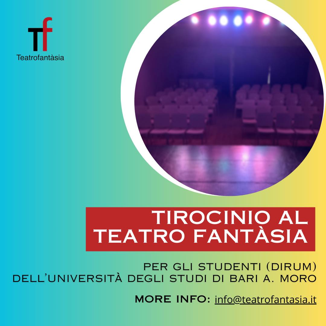 Tirocinio al Teatro Fantàsia - Teatro Fantàsia